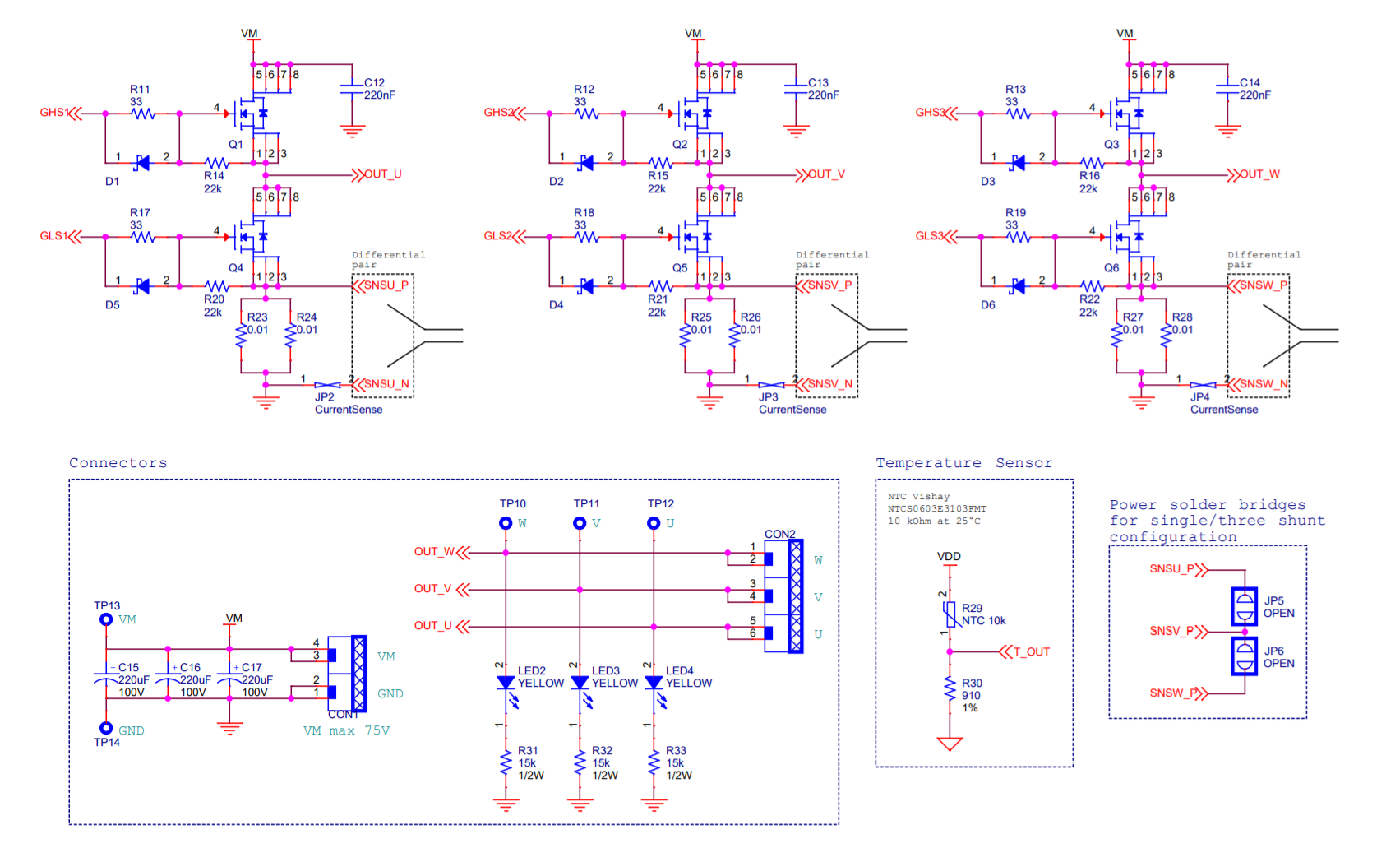 EVALSTDRIVE101: 6 ~ 75 V @ 20A rms, 3-Phase, BLDC Gate Driver